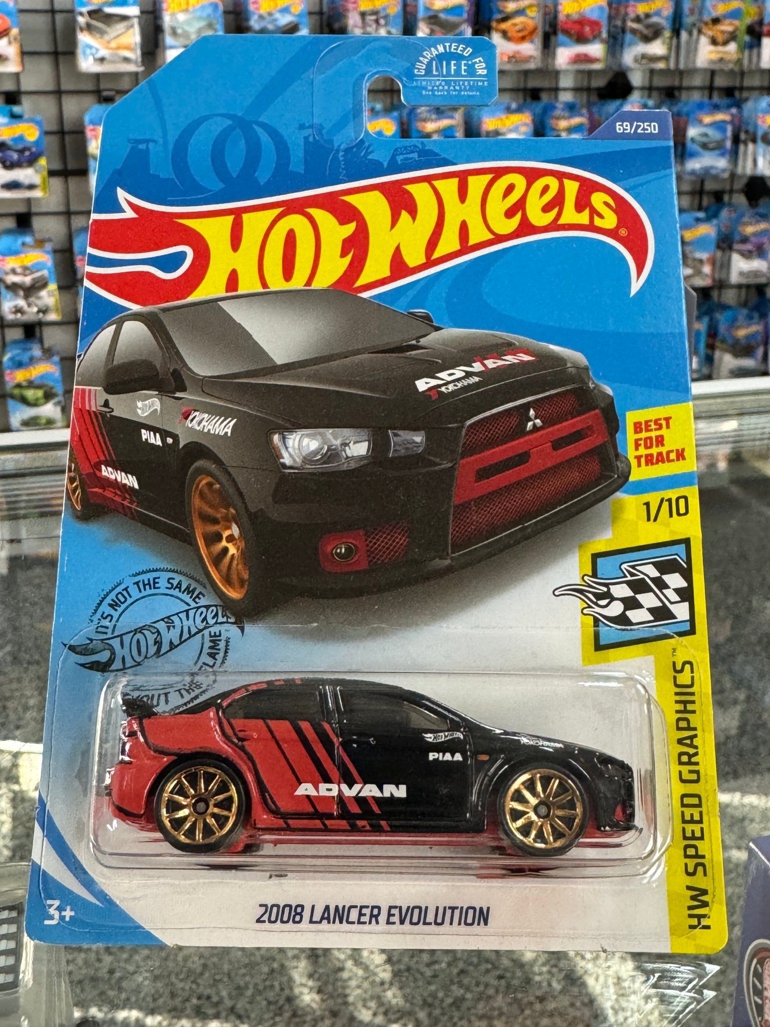 Hot Wheels 2008 Lancer Evolution Speed Graphics Series 1/10 #69/250 – American Stanced