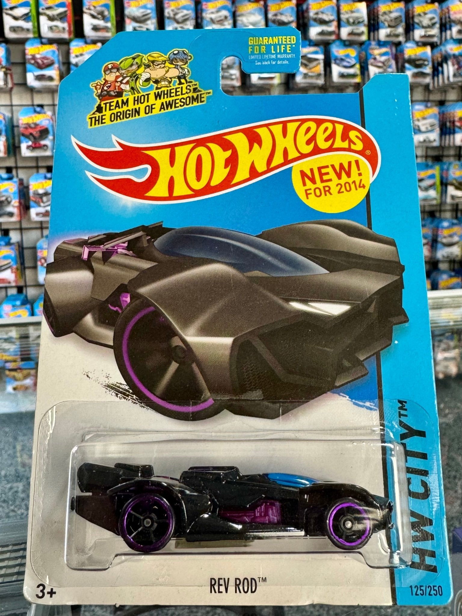 2014 Hot Wheels REV ROD HW City Series #125/250 "Black Purple ...