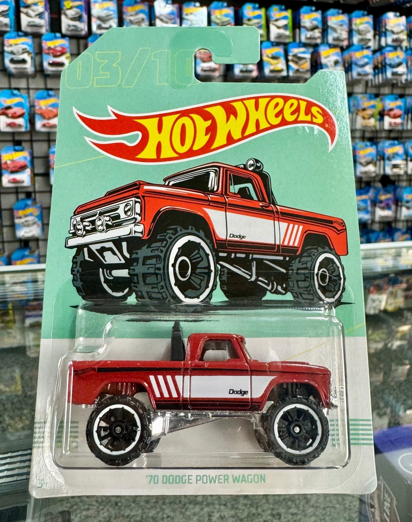 2019 Hot Wheels '70 Dodge Power Wagon Truck Series 3/10 "Red ...