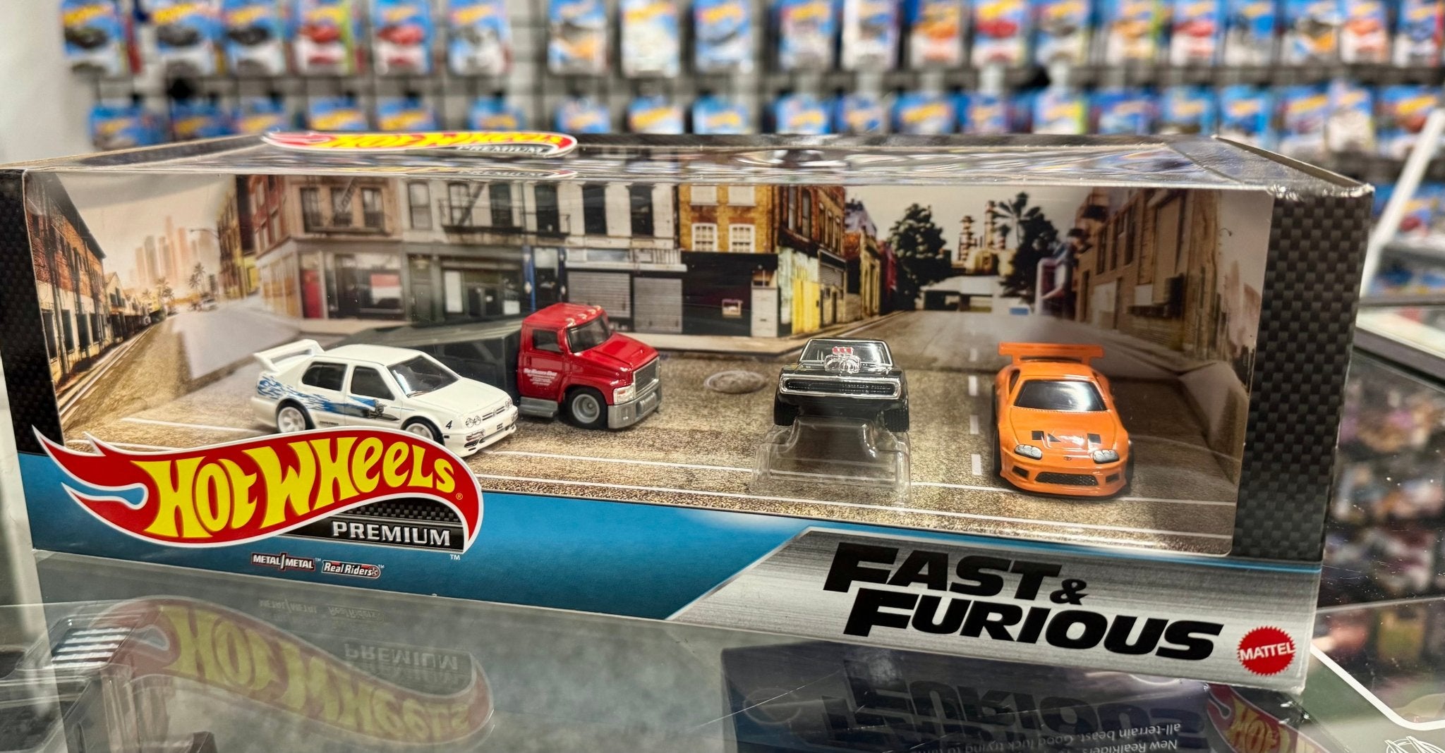 2020 Hot Wheels Premium Fast & Furious 4 Car Box Set – American Stanced