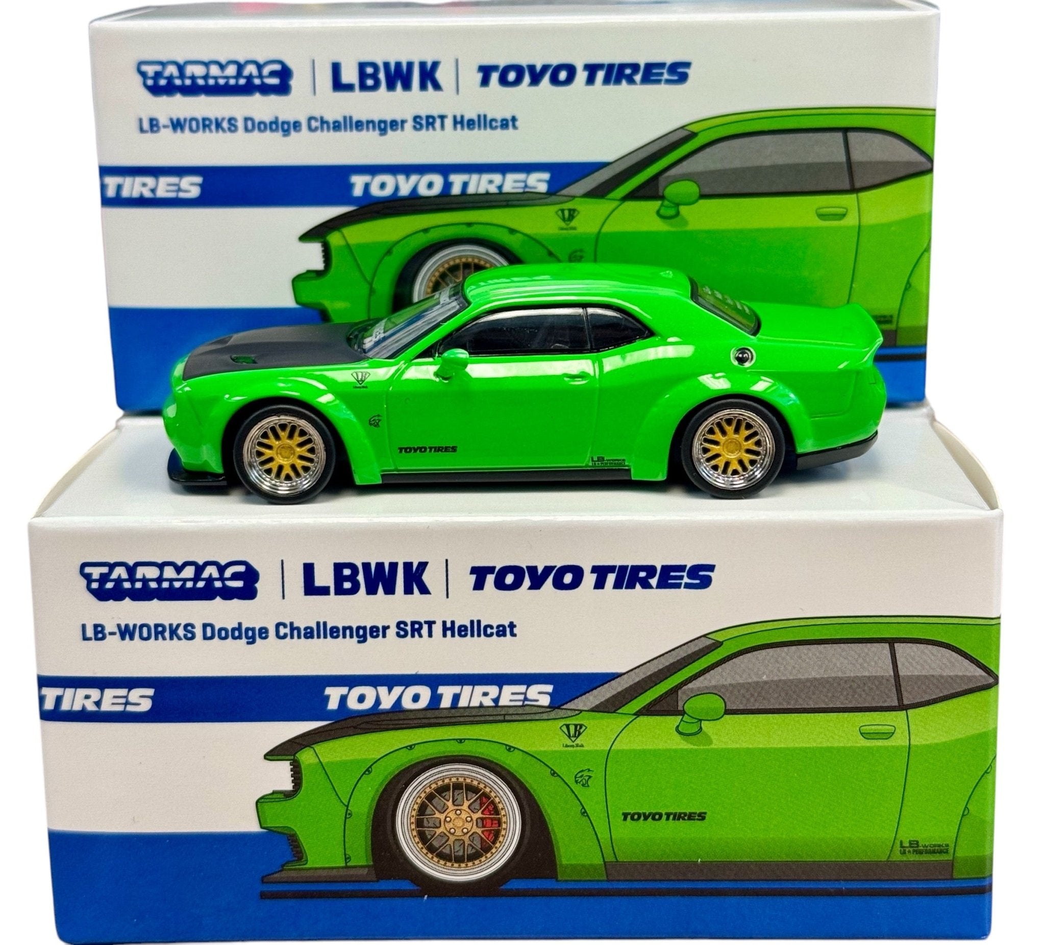 Tarmac LBWK-Works Dodge Challenger SRT Hellcat Widebody "Sublime Green ...